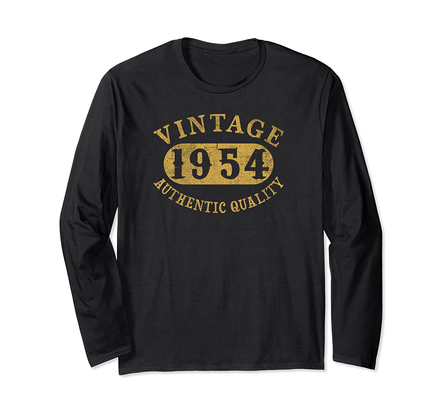 66 Year Old 66th Birthday Anniversary Gift 1954 Authentic Long Sleeve