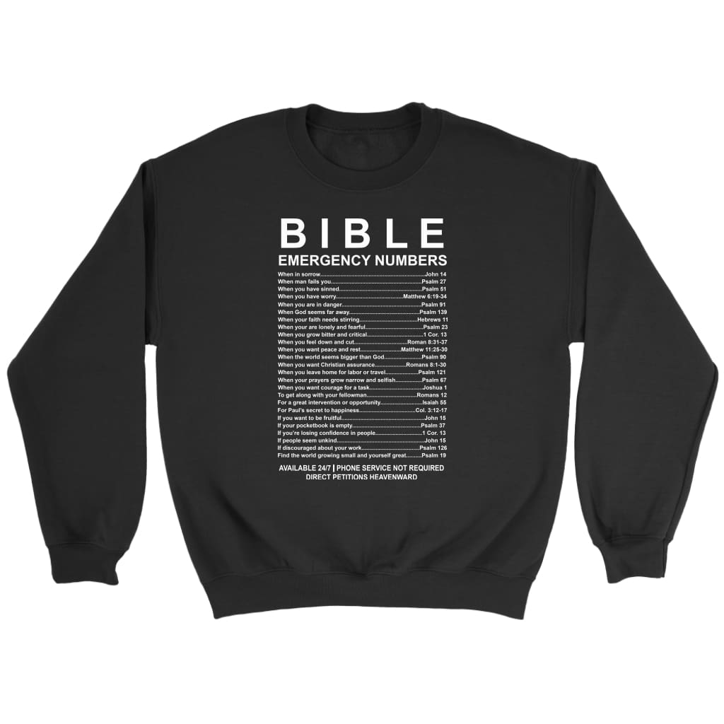 Bible Emergency Number Sweatshirt Bible Verse Sweatshirt bible-emergency-number-sweatshirt-bible-verse-sweatshirt