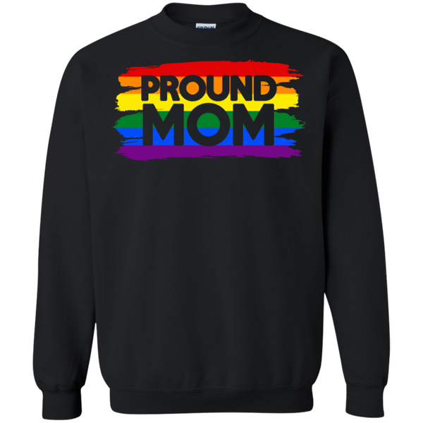 Gay And Lesbian Pride Sweatshirt Proud Mom Lgbt Unisex Crewneck
