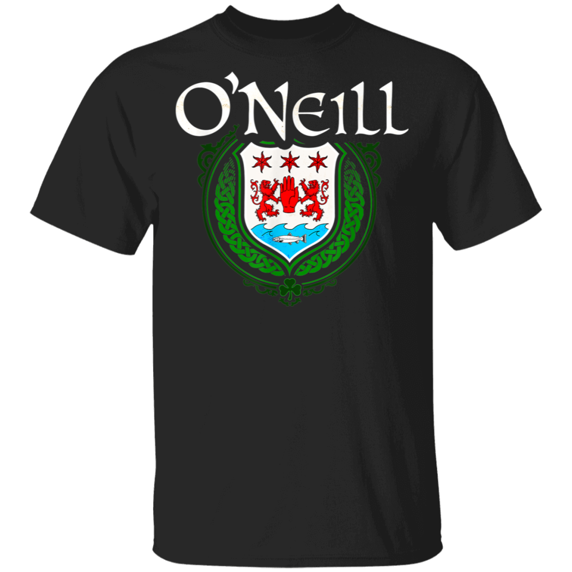 Oneill Surname Irish Last Name Oneill Family Crest Shirt