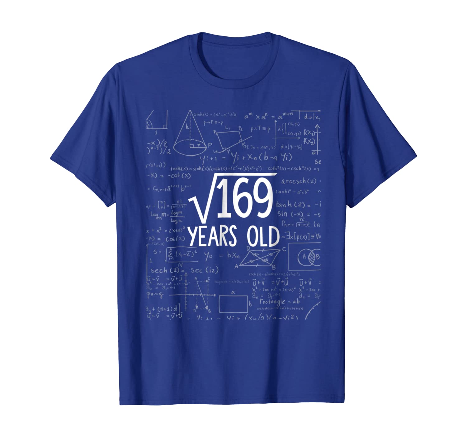 Square Root Of 169 13th Birthday 13 Years Old T Shirt