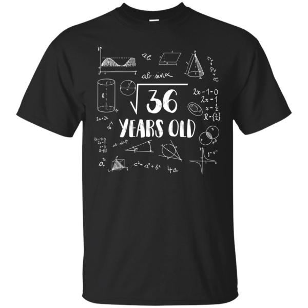 Square Root Of 36 6th Birthday 6 Years Old Math T Shirt square-root-of-36-6th-birthday-6-years-old-math-t-shirt