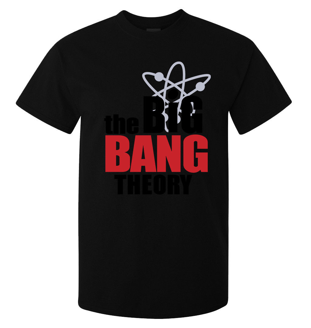 The Big Bang Theory Formed Atom Mens Art Woman Available Black T Shirt